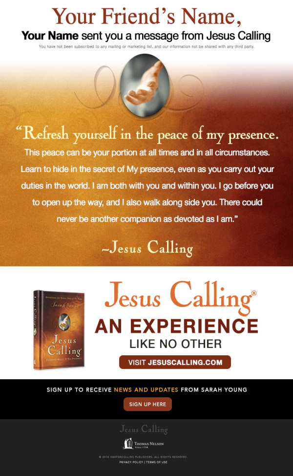 Share - Jesus Calling