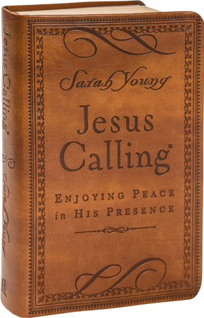 Jesus Calling | Deluxe Leathersoft Devotional with Scripture references